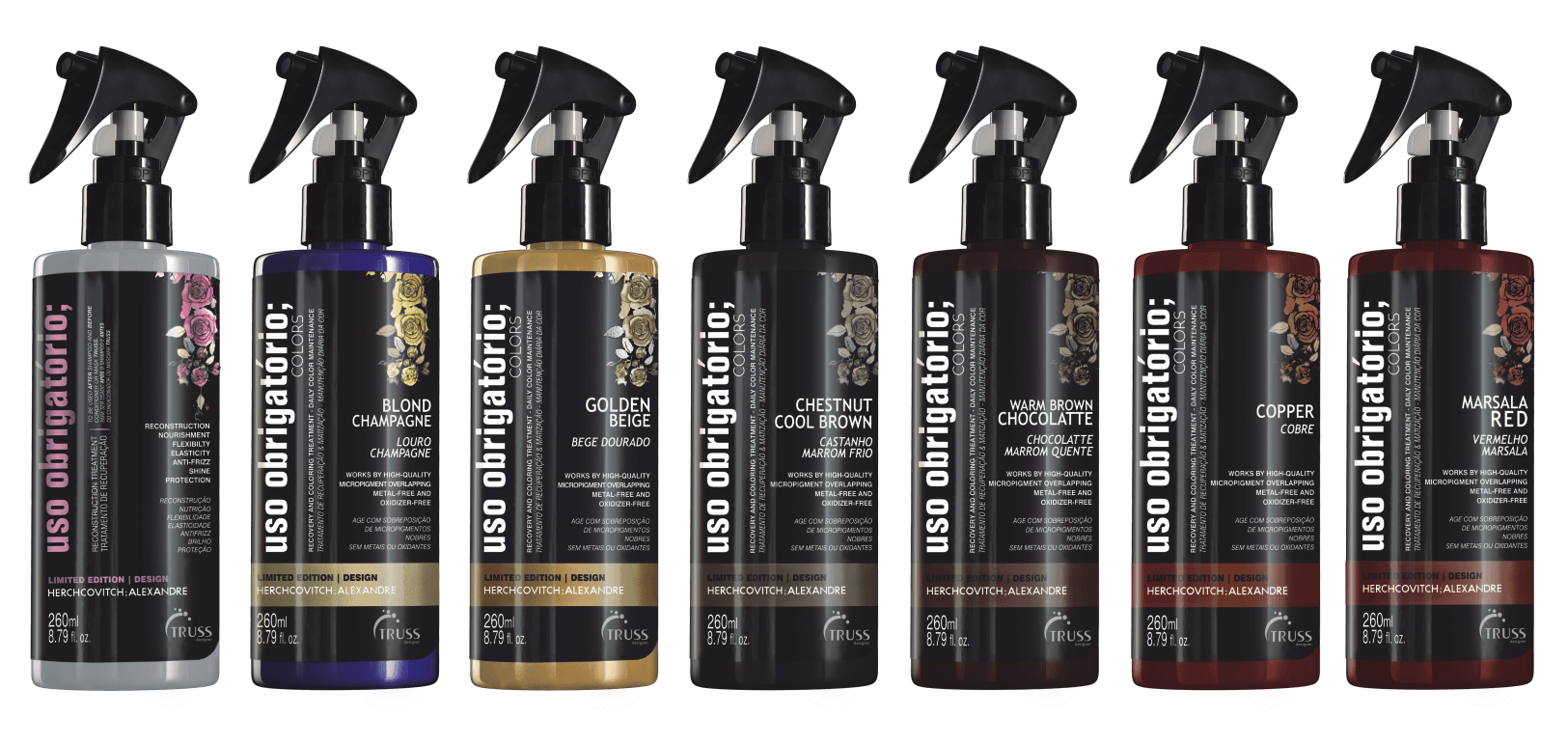 Uso Obrigatório; Colors - TRUSS PROFESSIONAL
